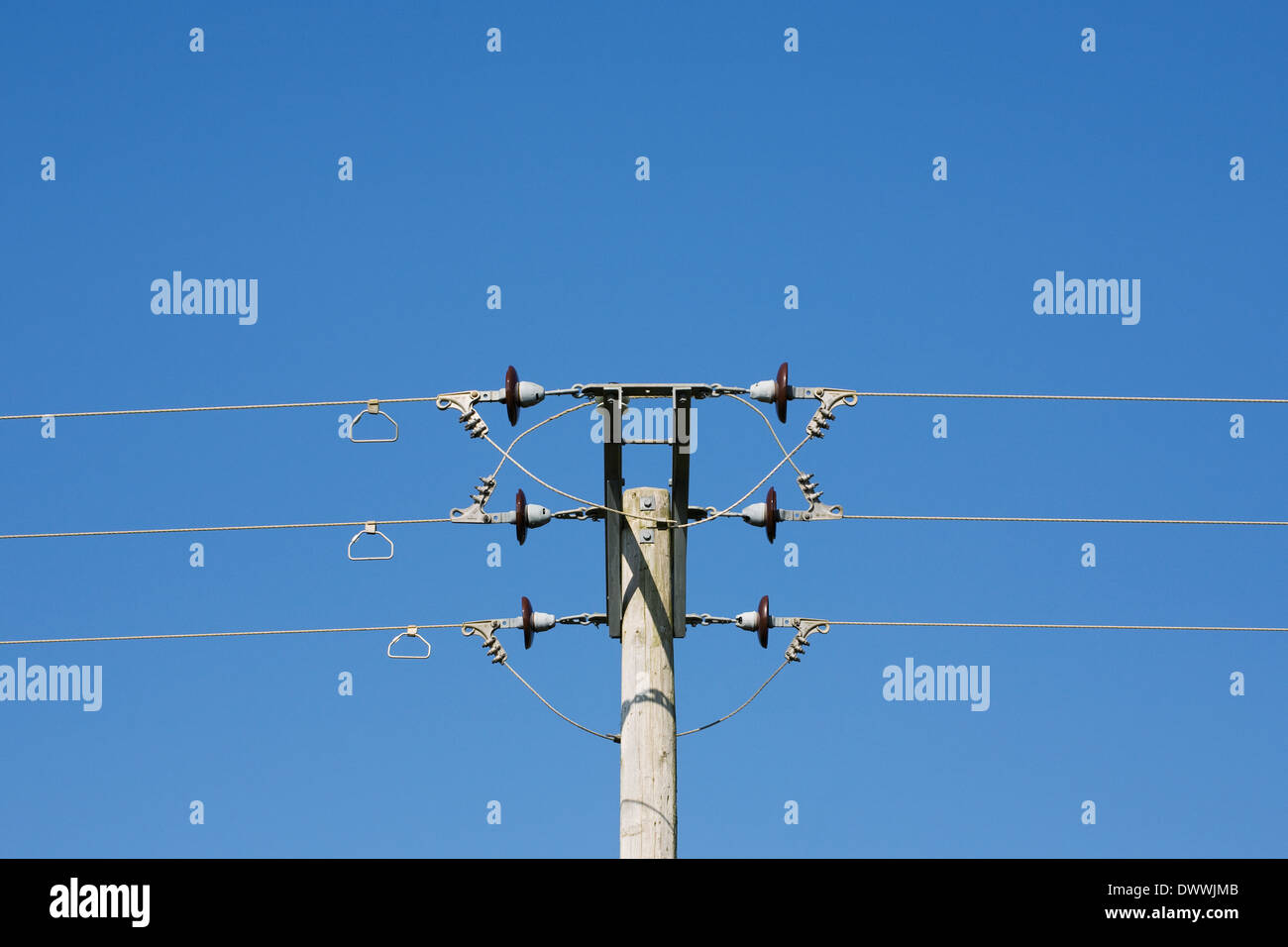 Line of telegraph poles -Fotos und -Bildmaterial in hoher Auflösung – Alamy