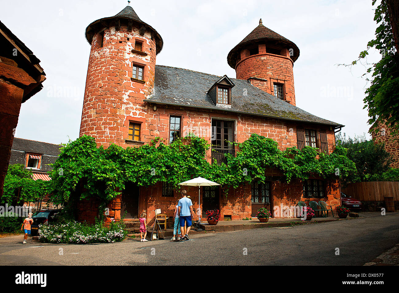 Collonges La Rouge, Frankreich Stockfotografie - Alamy