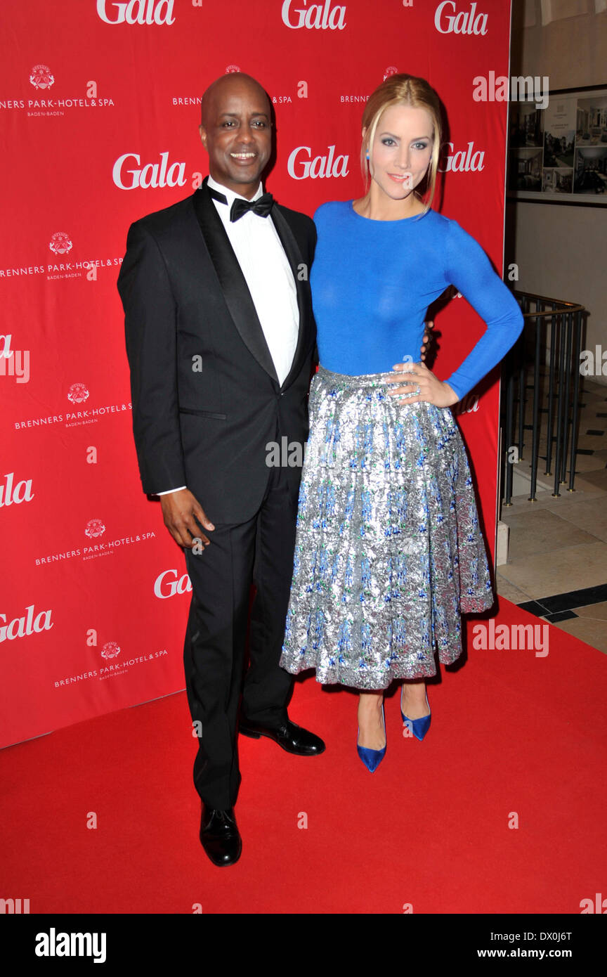Yared Dibaba und Judith Rakers bei der Präsentation des Gala Spa Awards ...