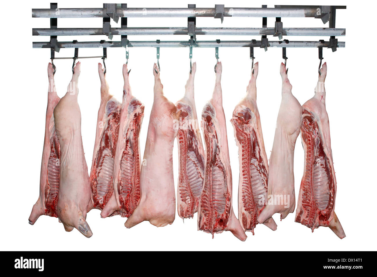 Rotes fleisch an fleischhaken -Fotos und -Bildmaterial in hoher ...