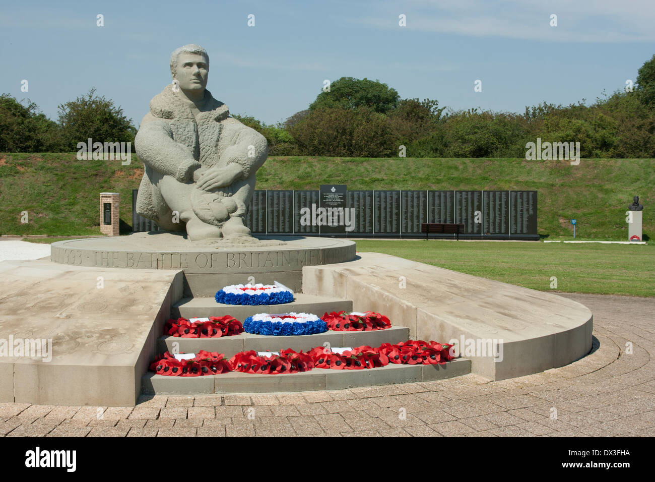 Das RAF-Denkmal an Capel-le-Ferne Kent England UK Stockfotografie - Alamy