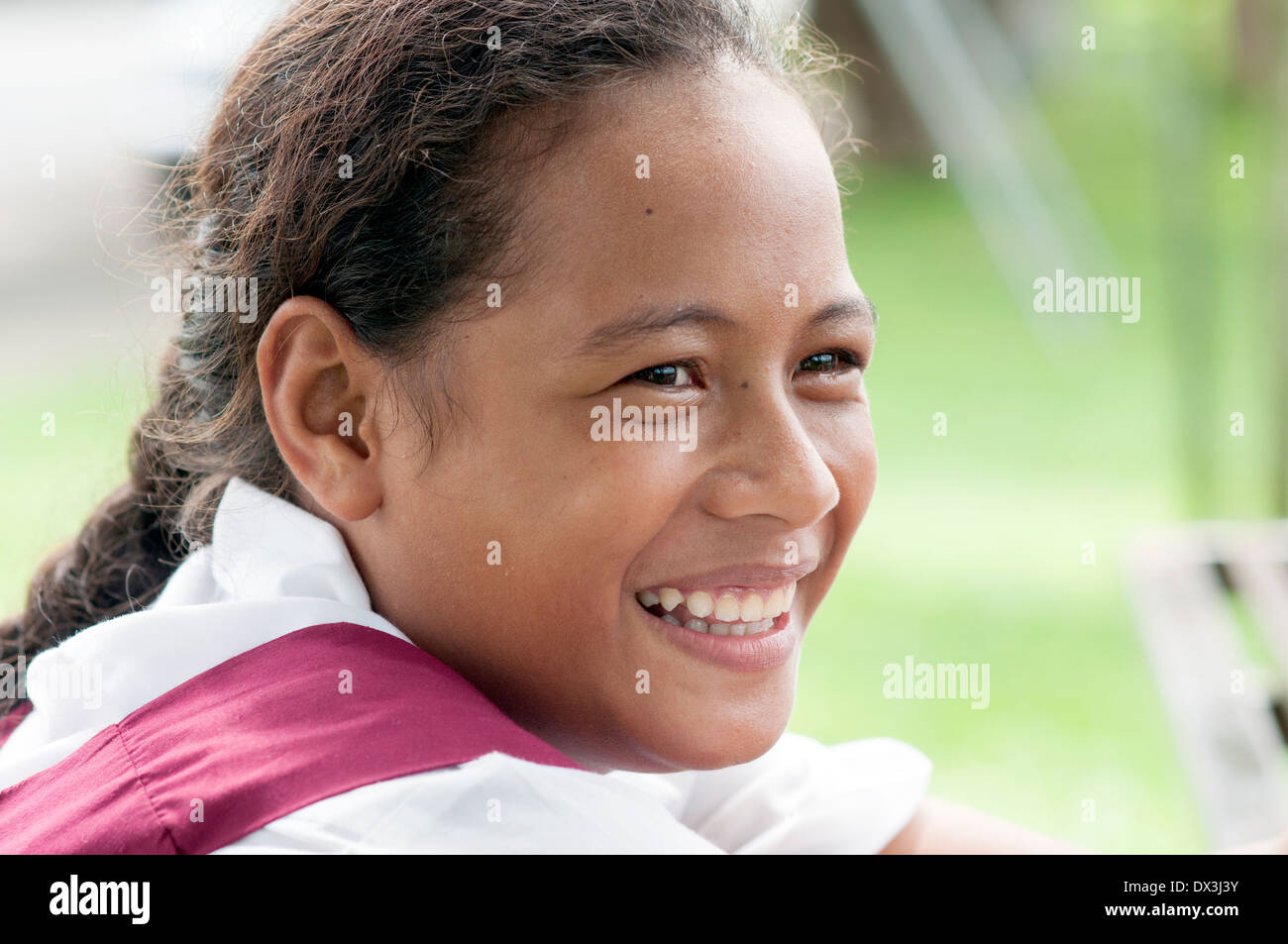 Samoan Smile Stockfotos und -bilder Kaufen - Alamy