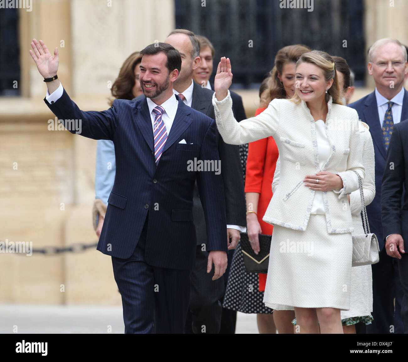 Krone Prinz Guillaume von Luxemburg und Gräfin Stephanie de Lannoy an ...