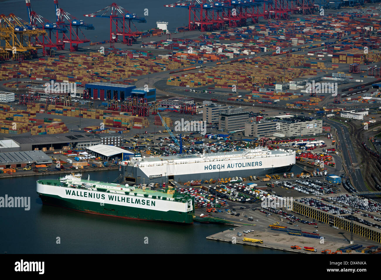 Container Terminal Bremerhaven Stockfotografie - Alamy