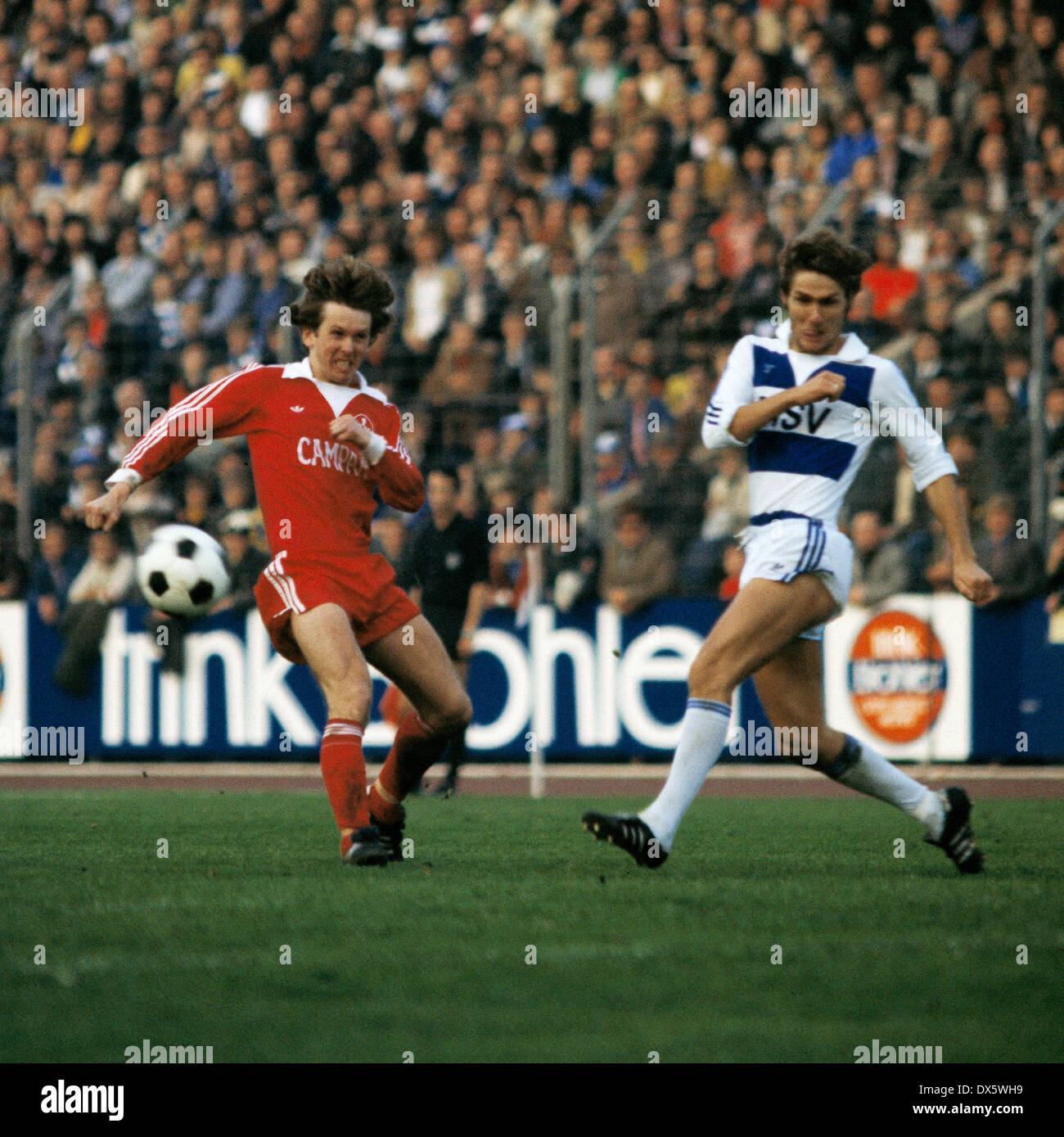 Fußball, DFB-Pokal 1977/1978, dritte Runde, Wedau Stadion, MSV Duisburg ...