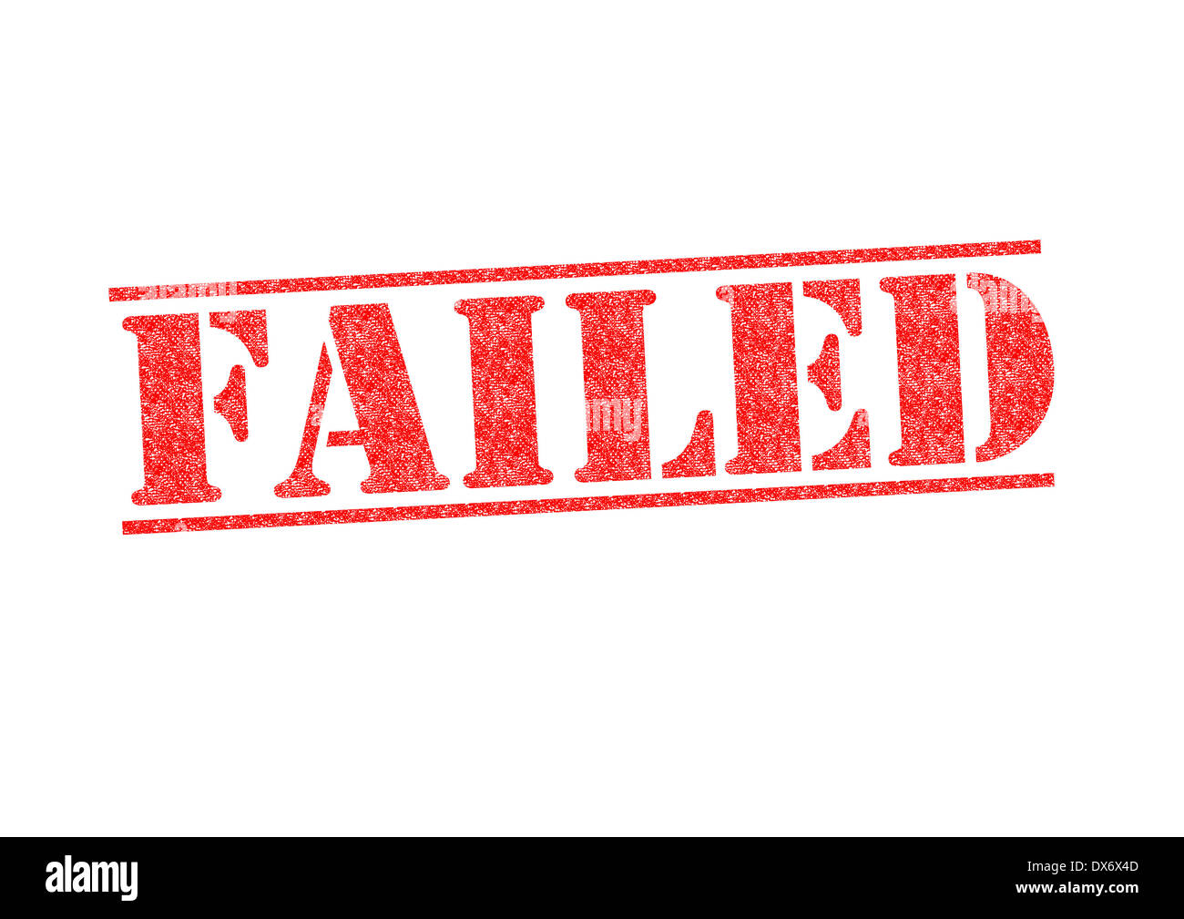 Fail stamp Ausgeschnittene Stockfotos und -bilder - Alamy