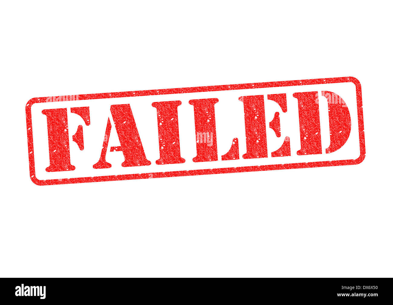 Failure Stamp Over White Background Stockfotos und -bilder Kaufen ...