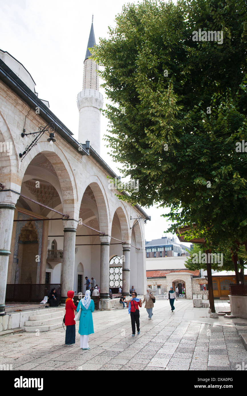 Gazi Husrevbey Moschee, Bascarsija, Sarajevo, Bosnien und Herzegowina ...