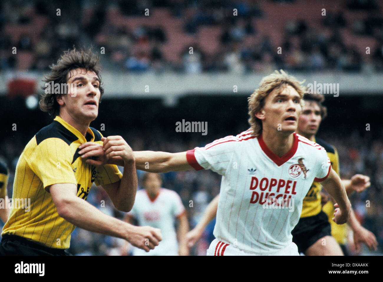 Fußball, Bundesliga, 1983/1984, Muengersdorf Stadion, 1. FC Köln gegen ...