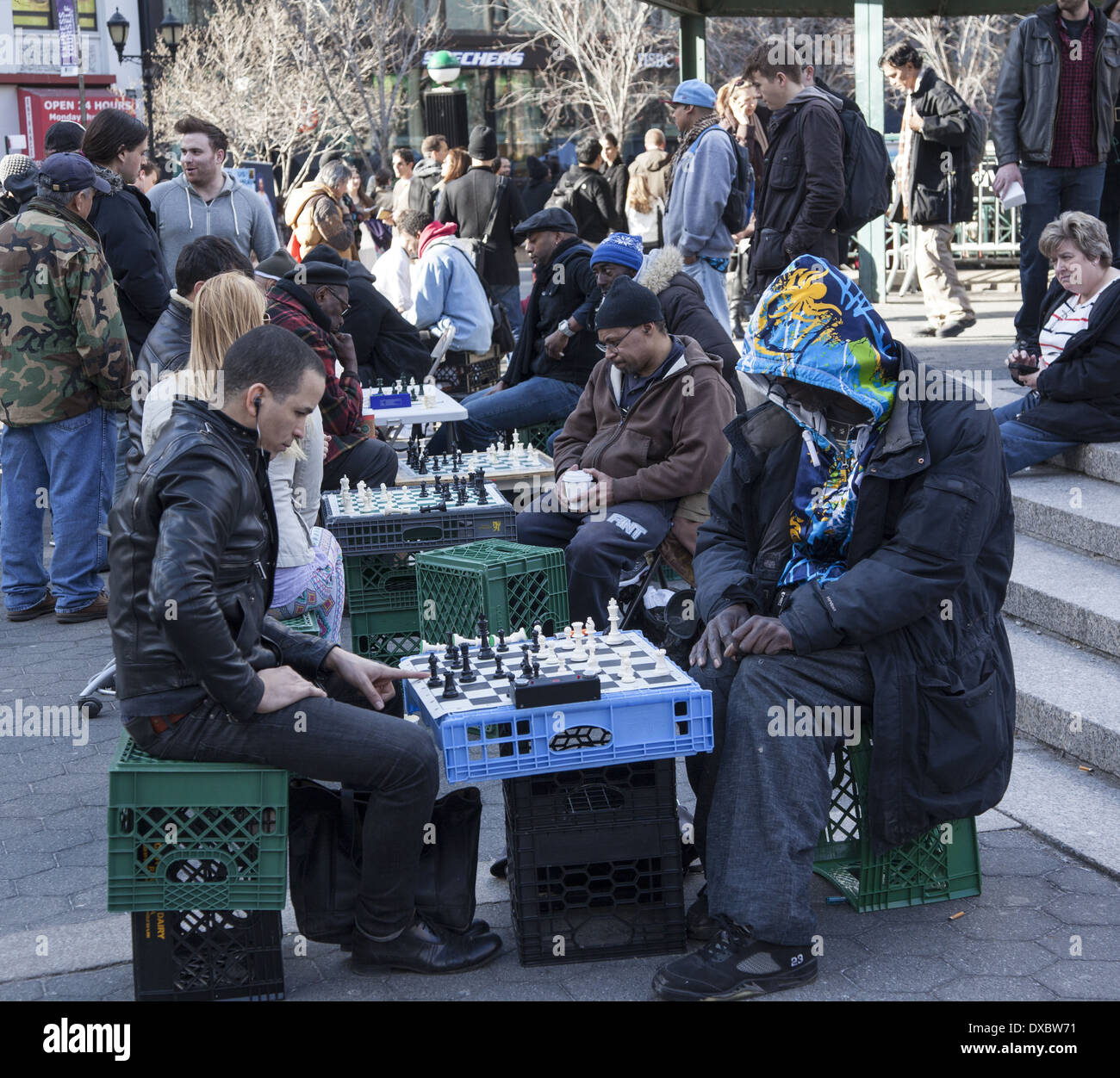 Union square new york manhattan chess -Fotos und -Bildmaterial in hoher ...