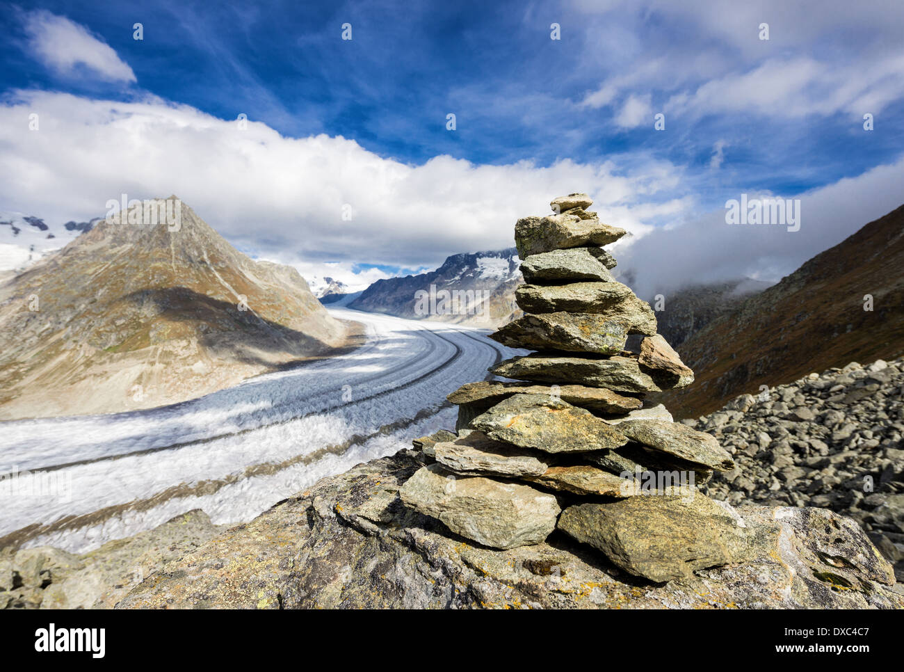 Grosser Aletschgletscher Stockfotos und -bilder Kaufen - Alamy
