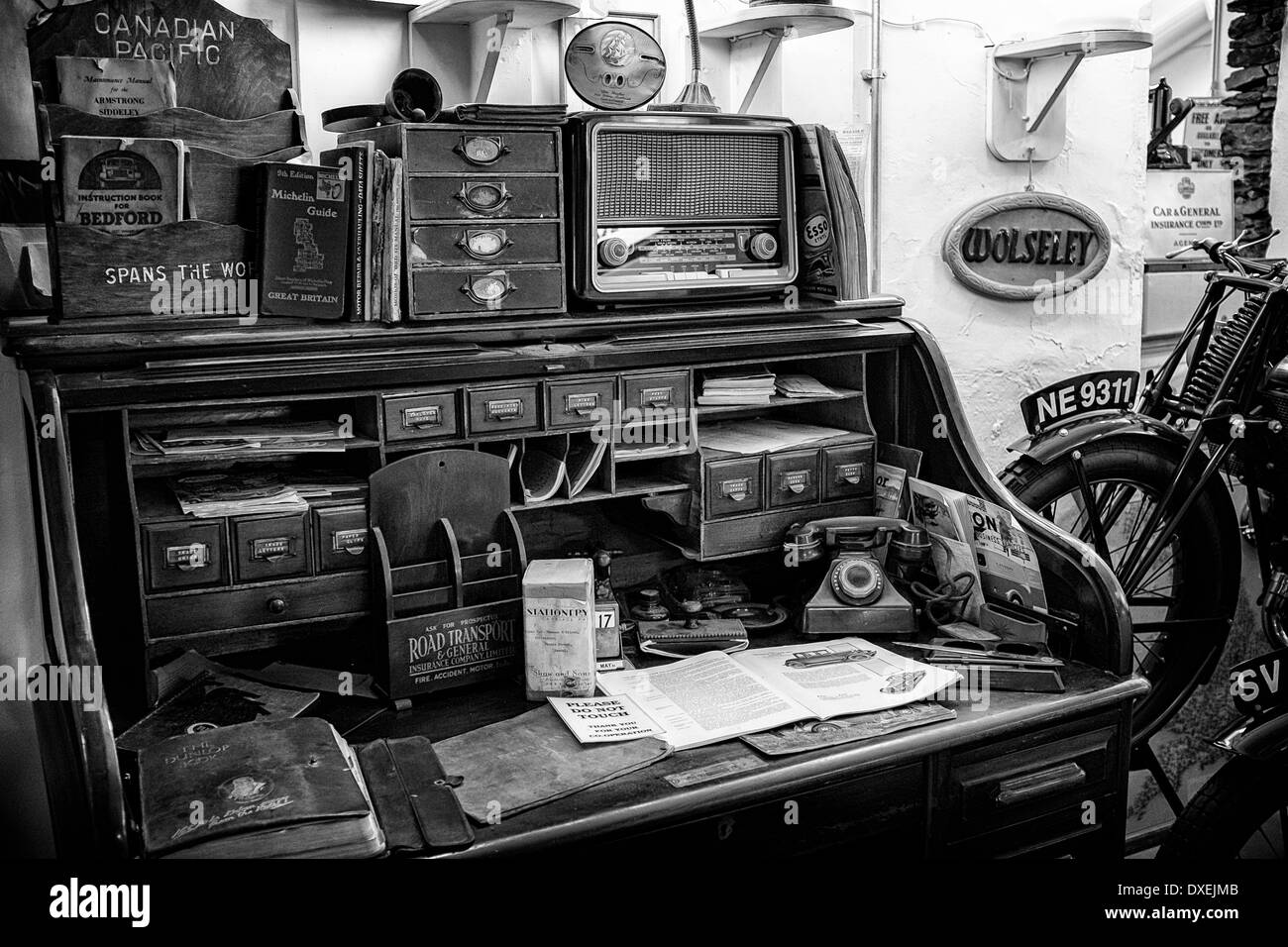 Nostalgische garage -Fotos und -Bildmaterial in hoher Auflösung – Alamy