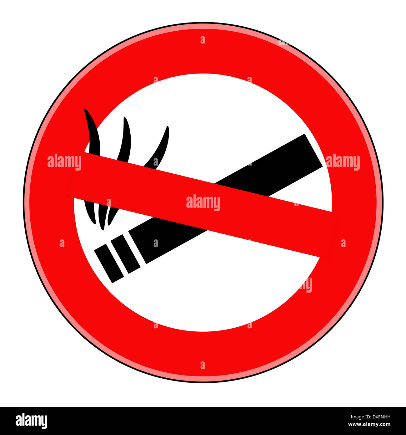 No alcohol no smoking sign -Fotos und -Bildmaterial in hoher Auflösung ...