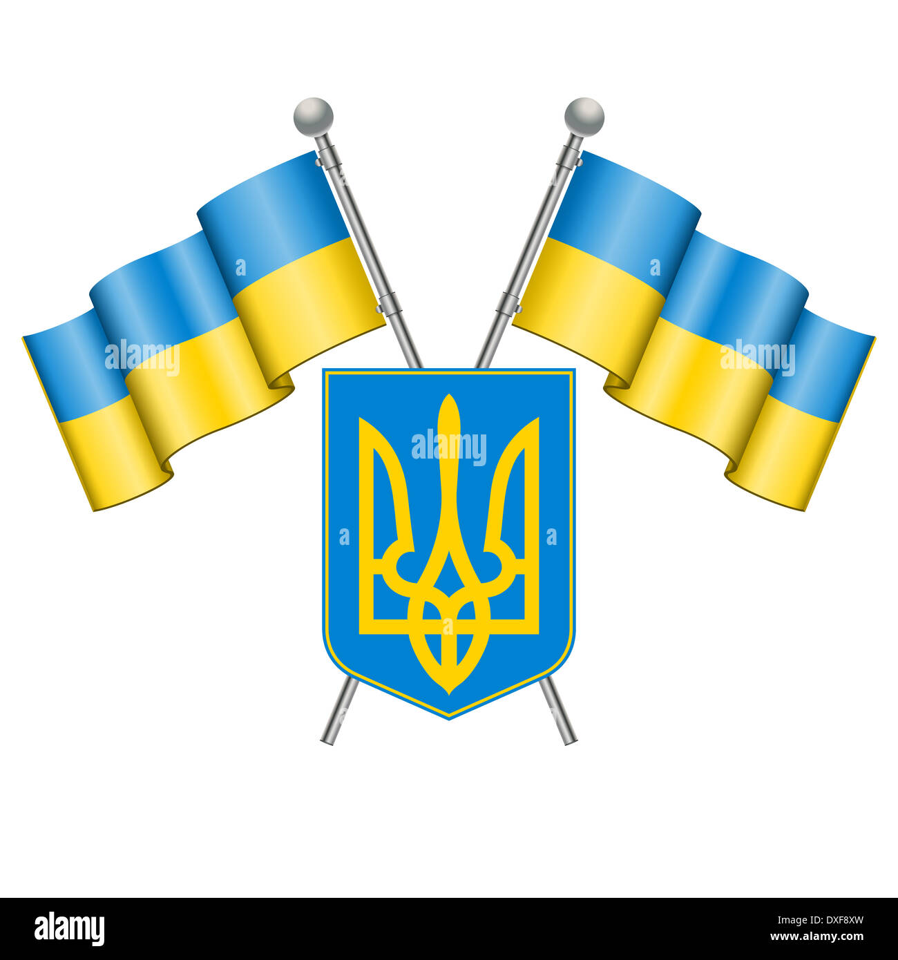 Ukraine Coat Arms Stockfotos und -bilder Kaufen - Alamy