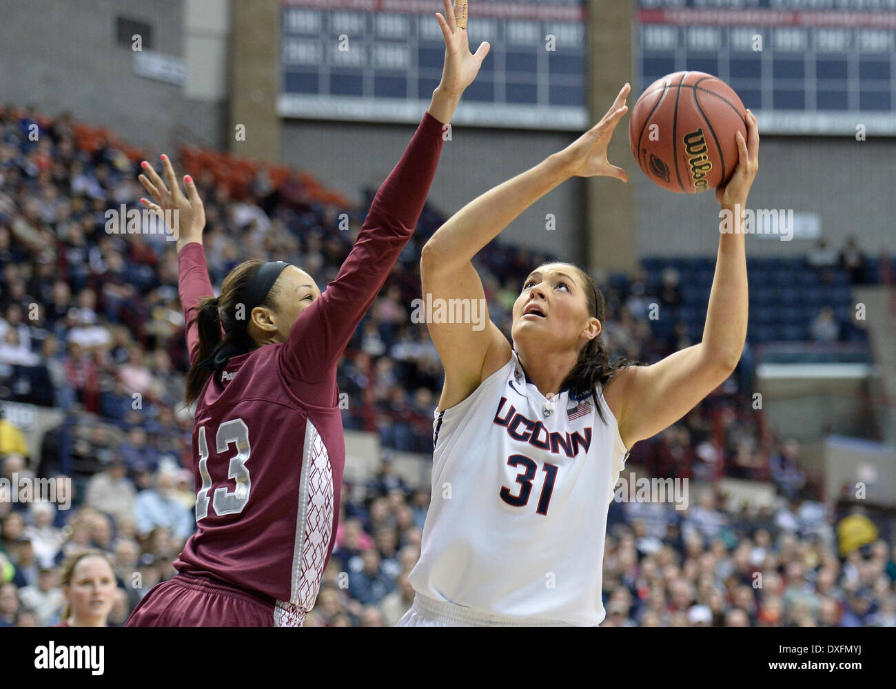Storrs, CT, USA. 25. März 2014. Dienstag, 25. März 2014: UConn Huskies ...