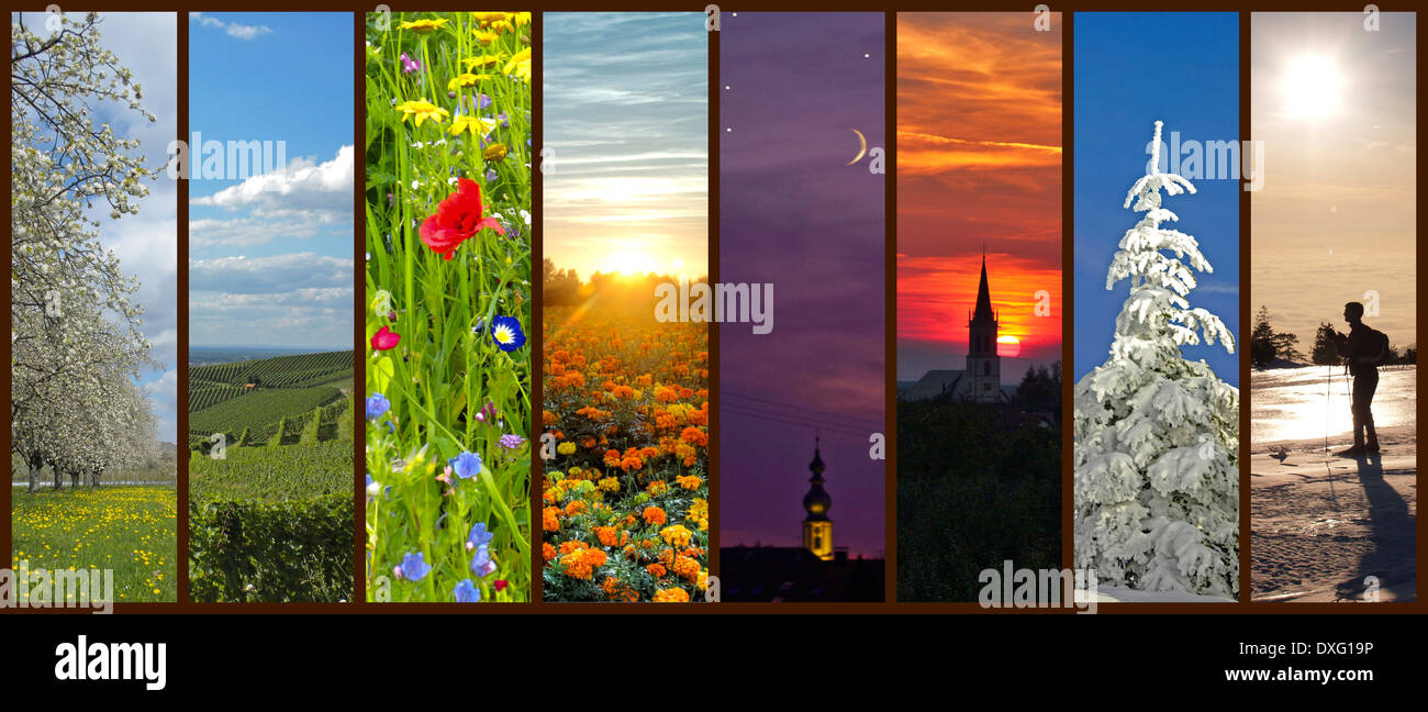 Vier fotos vier jahreszeiten -Fotos und -Bildmaterial in hoher Auflösung – Alamy