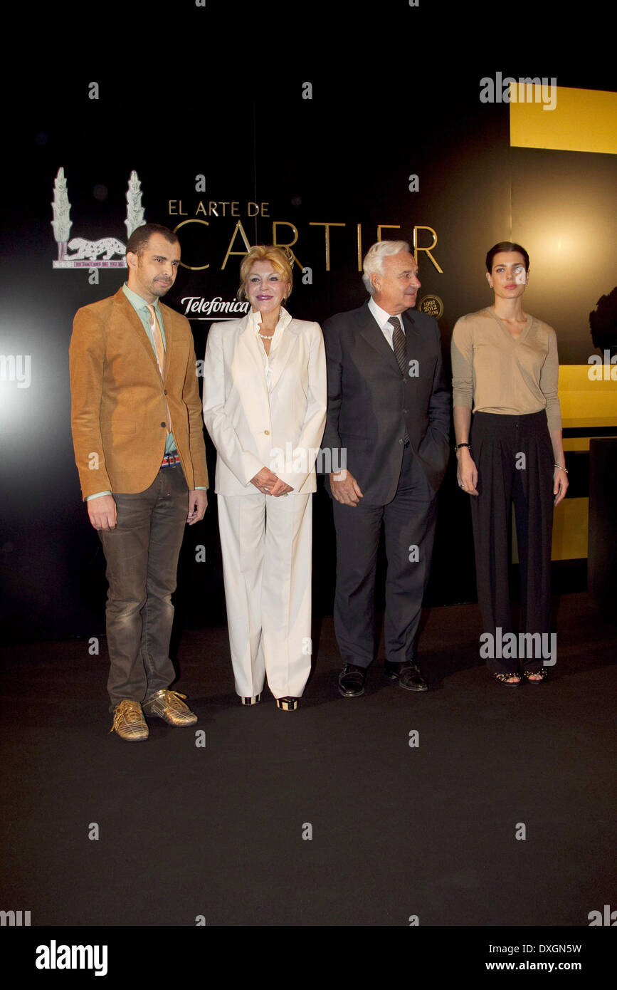 Carmen Cervera und Prinzessin Charlotte Casiraghi die Kunst von Cartier ...