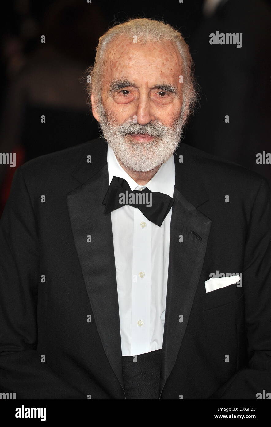 Sir Christopher Lee Royal World Premiere von "Skyfall" Afterparty statt ...
