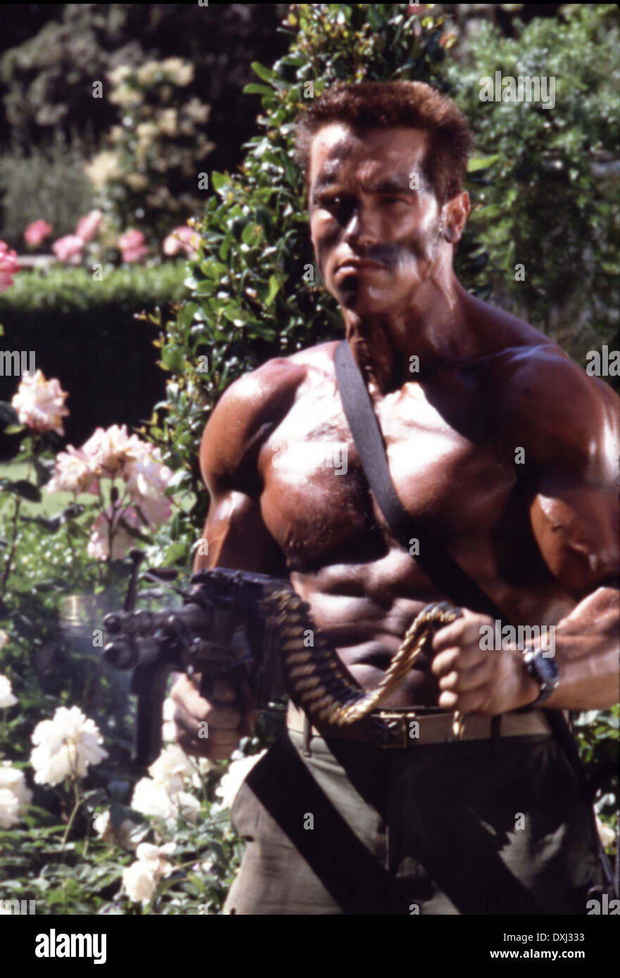 Arnold Schwarzenegger Commando Stockfotos And Arnold Schwarzenegger