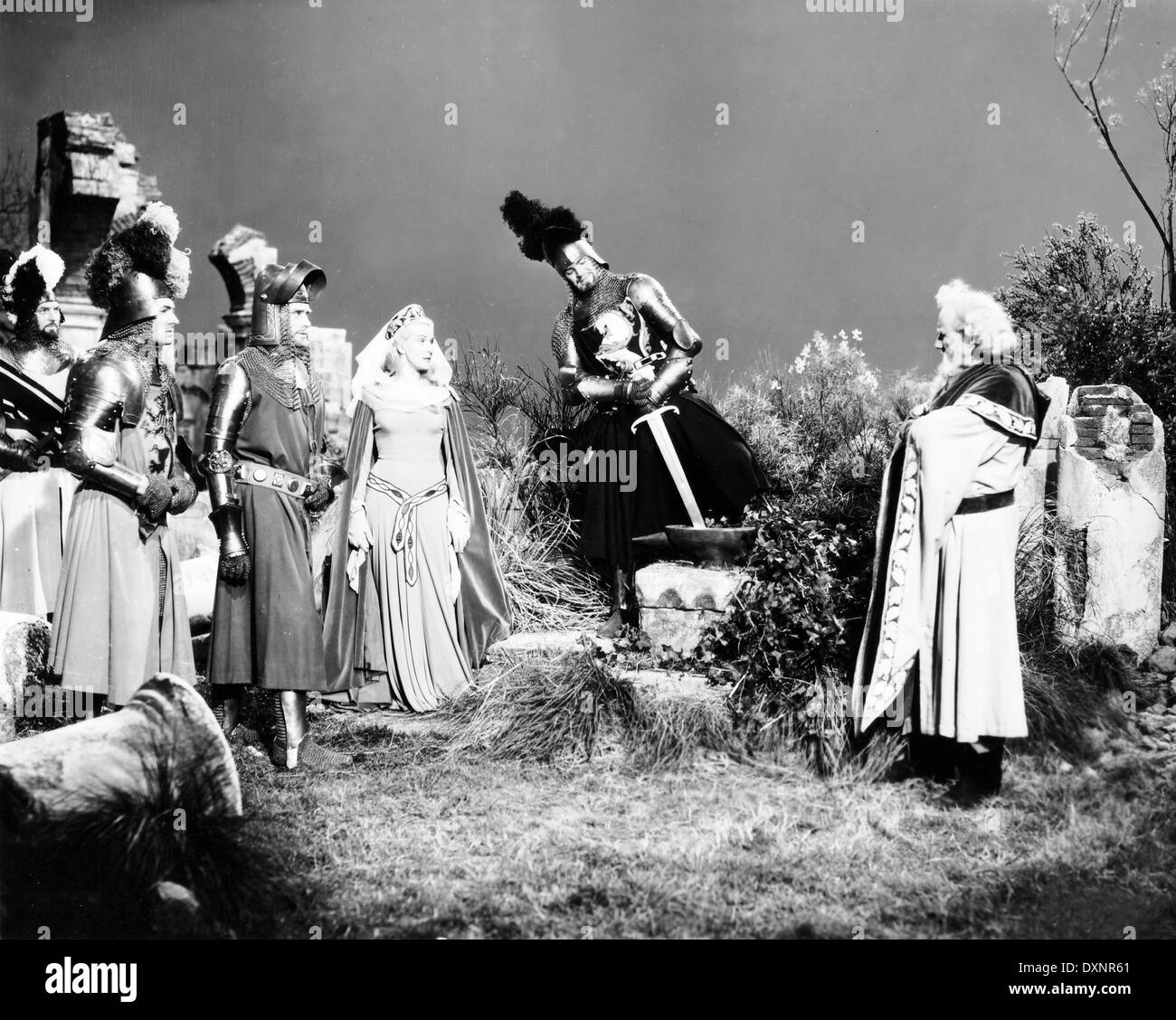 Arthur And Knights Of Round Table Stockfotos und -bilder Kaufen - Alamy