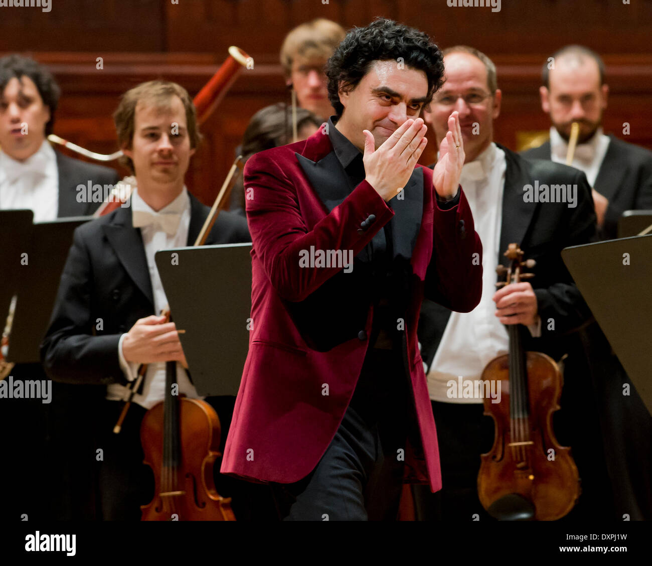 Prag, Tschechische Republik. 28. März 2014. Mexikanische Tenor Rolando ...