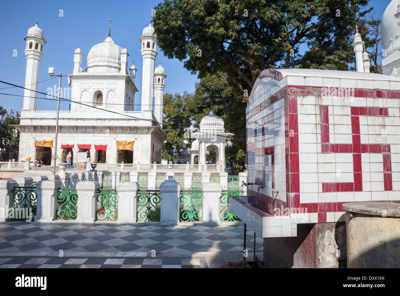 Indien, Dehradun. Ein Sikh-Tempel gebaut im Jahre 1707--die Durbar Shri ...