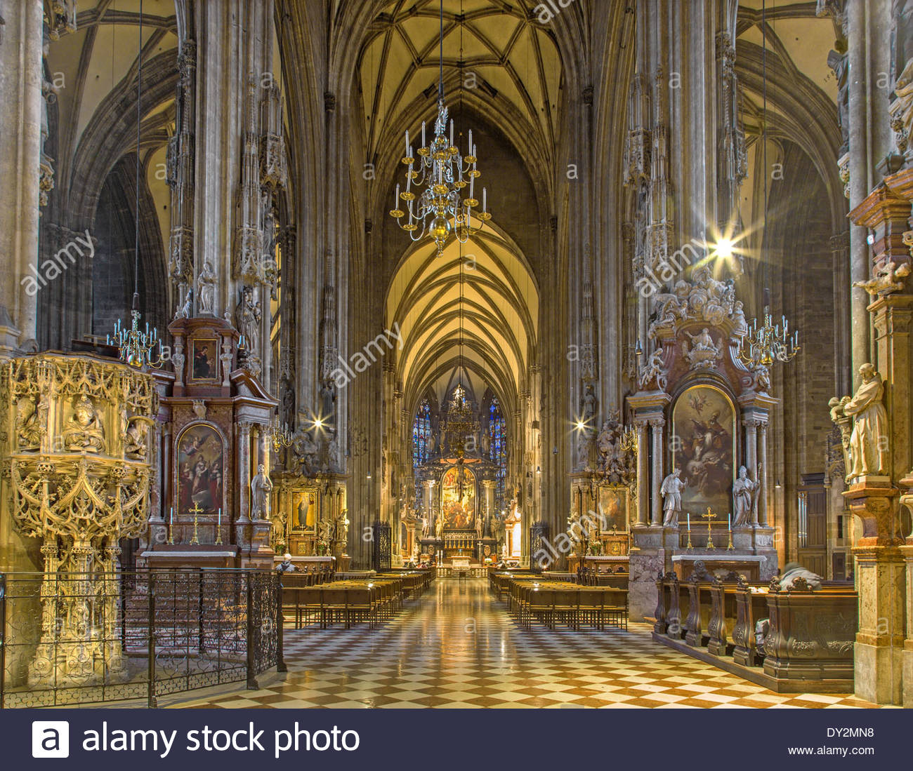 Stephansdom St Stephens Cathedral Vienna Stockfotos & Stephansdom St ...
