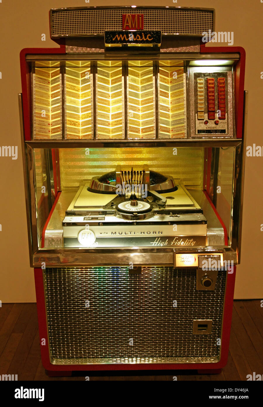 Vintage AMI Jukebox, London Stockfotografie - Alamy
