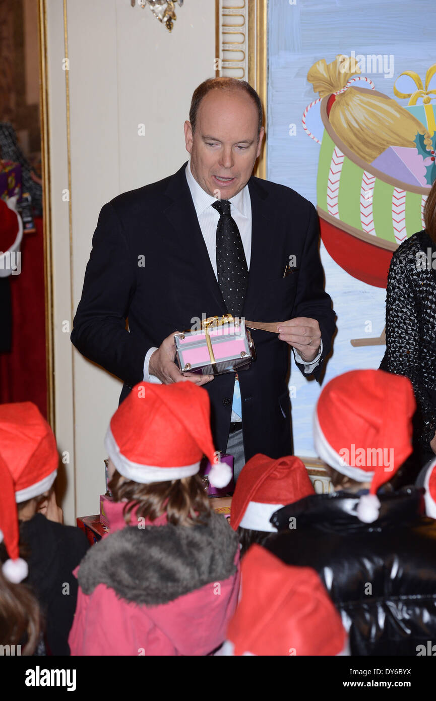 Prinz Albert II von Monaco und seine Frau Charlene, Fürstin von Monaco ...