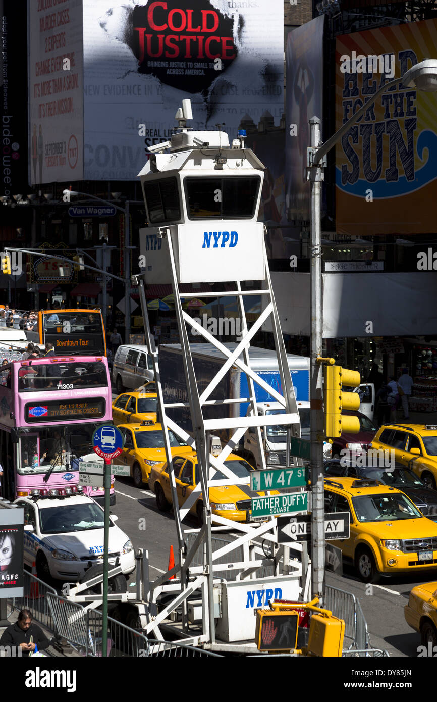 New York Police Department NYPD Skywatch Beobachtung Wachtturm vom ...