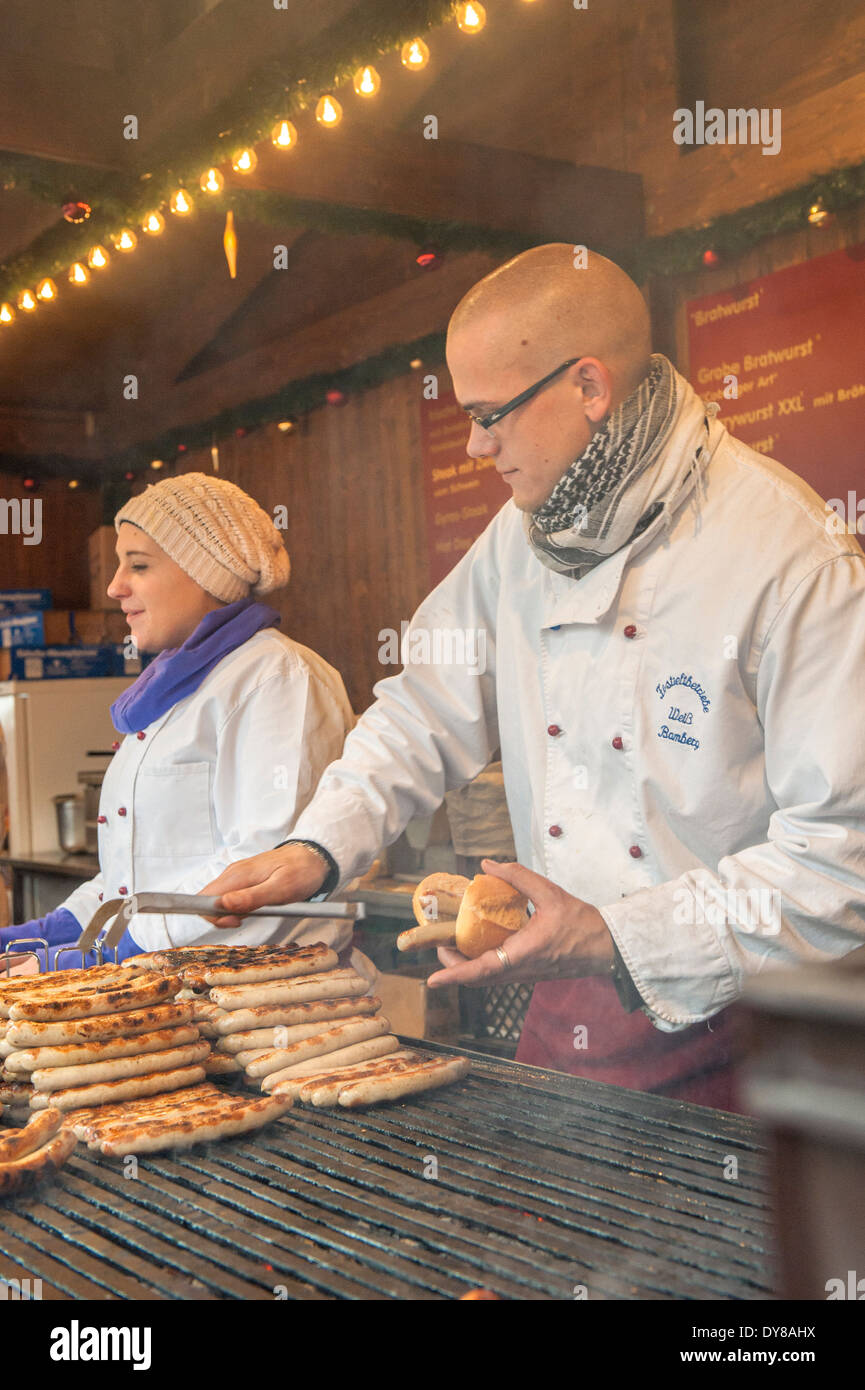 Germany Market Wurst Stockfotos & Germany Market Wurst Bilder - Alamy