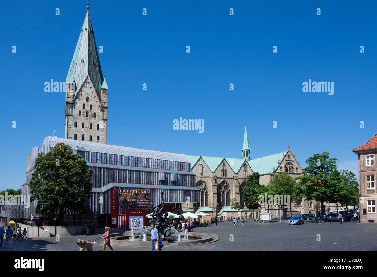 Paderborn Cathedral Paderborn City North Stockfotos und -bilder Kaufen ...