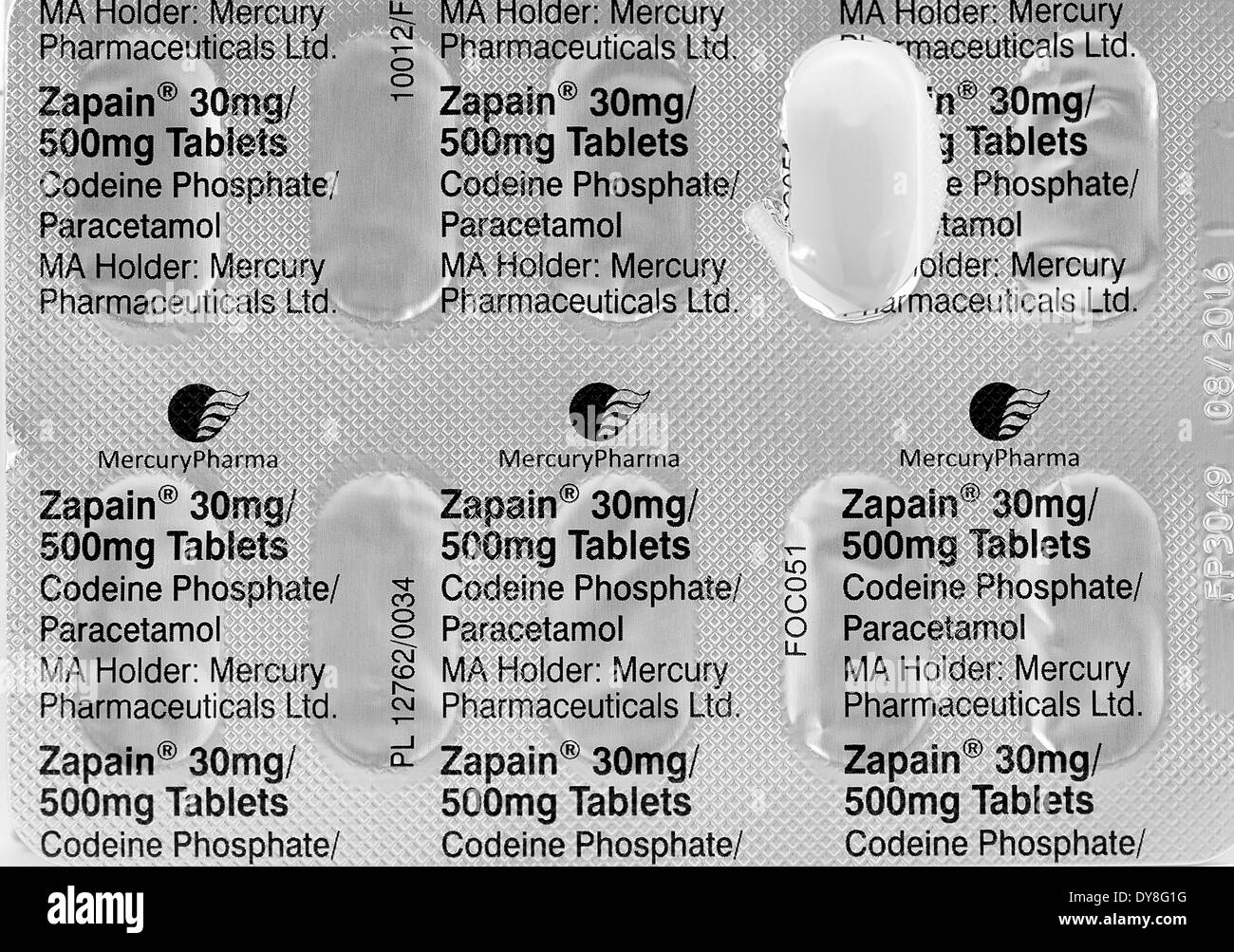 Paracetamol And Codeine Stockfotos & Paracetamol And Codeine Bilder - Alamy