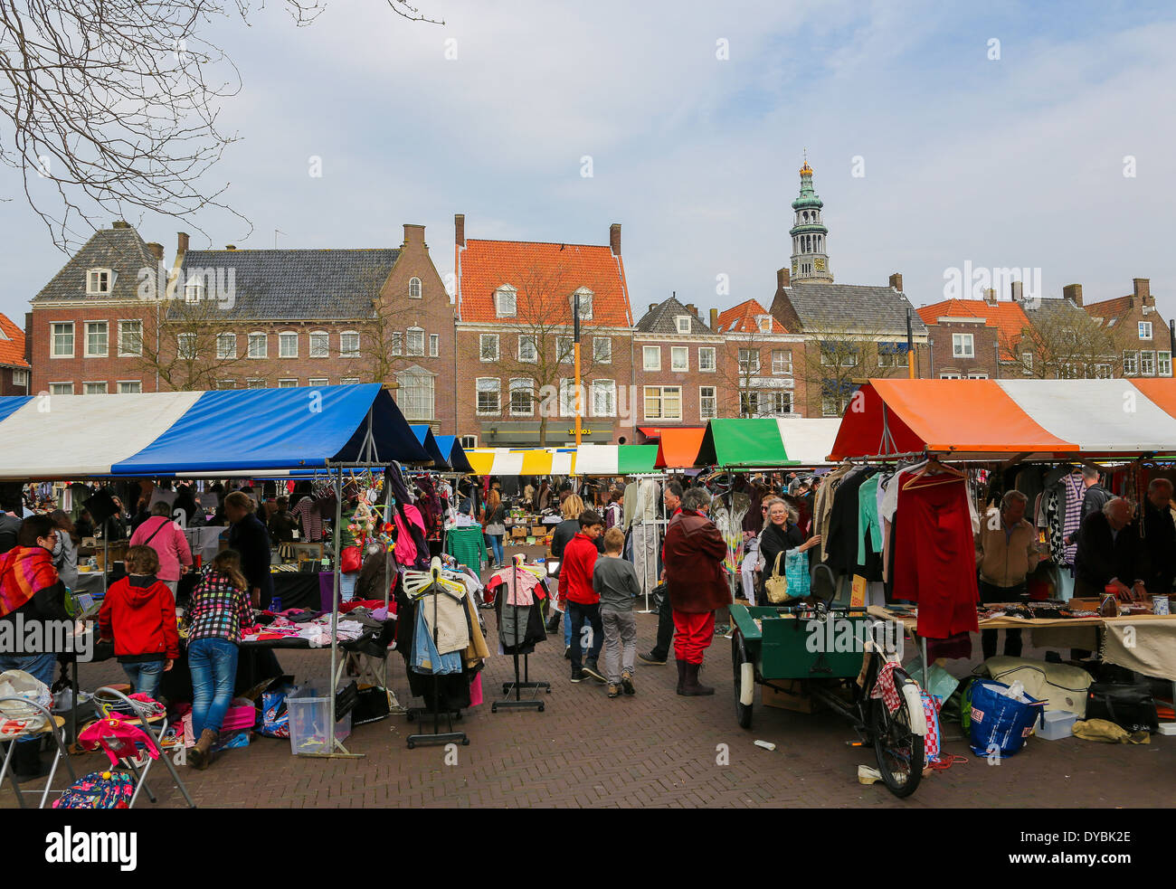 Middelburg Holland Netherlands Market Stockfotos & Middelburg Holland ...