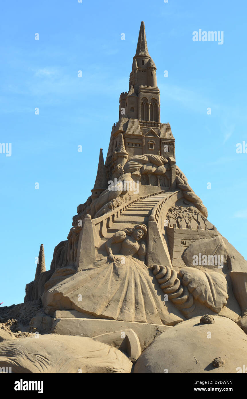 Schloss Sand Skulptur Stockfotos und -bilder Kaufen - Alamy