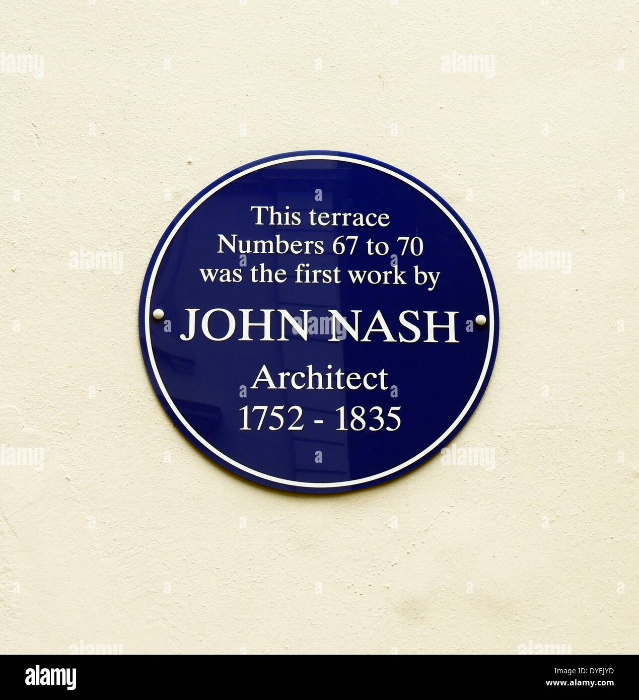 Nash blaue plakette -Fotos und -Bildmaterial in hoher Auflösung – Alamy