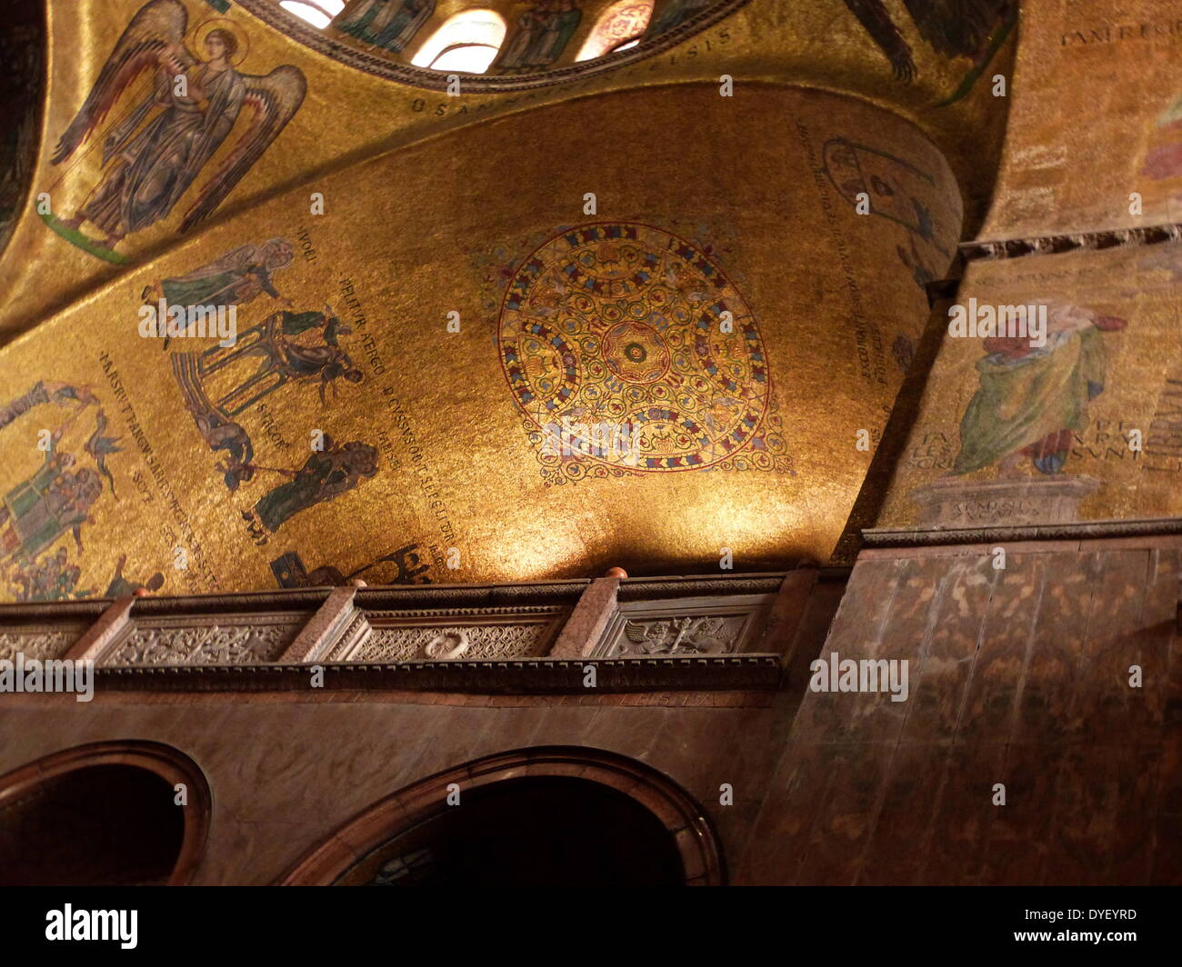 Detail vom Saint Mark's Basilika (Basilica Kathedrale Patriarchenpalast ...