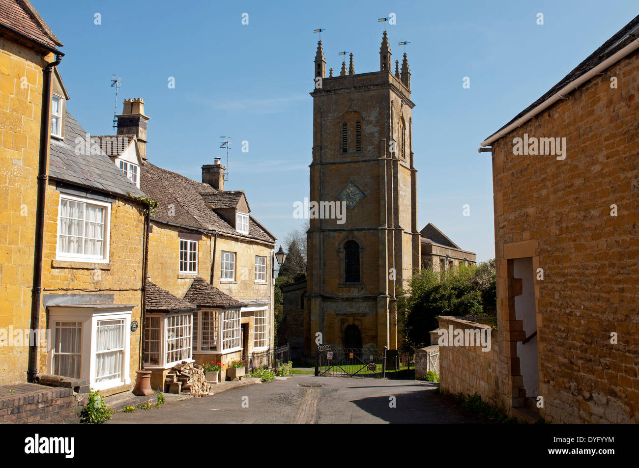 Blockley gloucestershire cotswolds cottages -Fotos und -Bildmaterial in ...