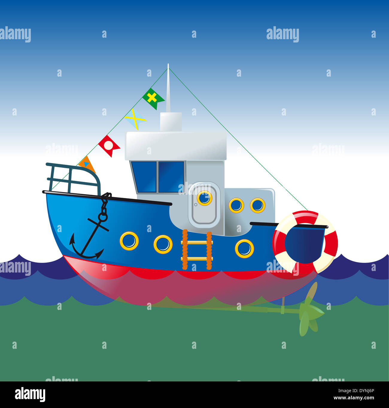 Cartoon schiff illustration -Fotos und -Bildmaterial in hoher Auflösung ...