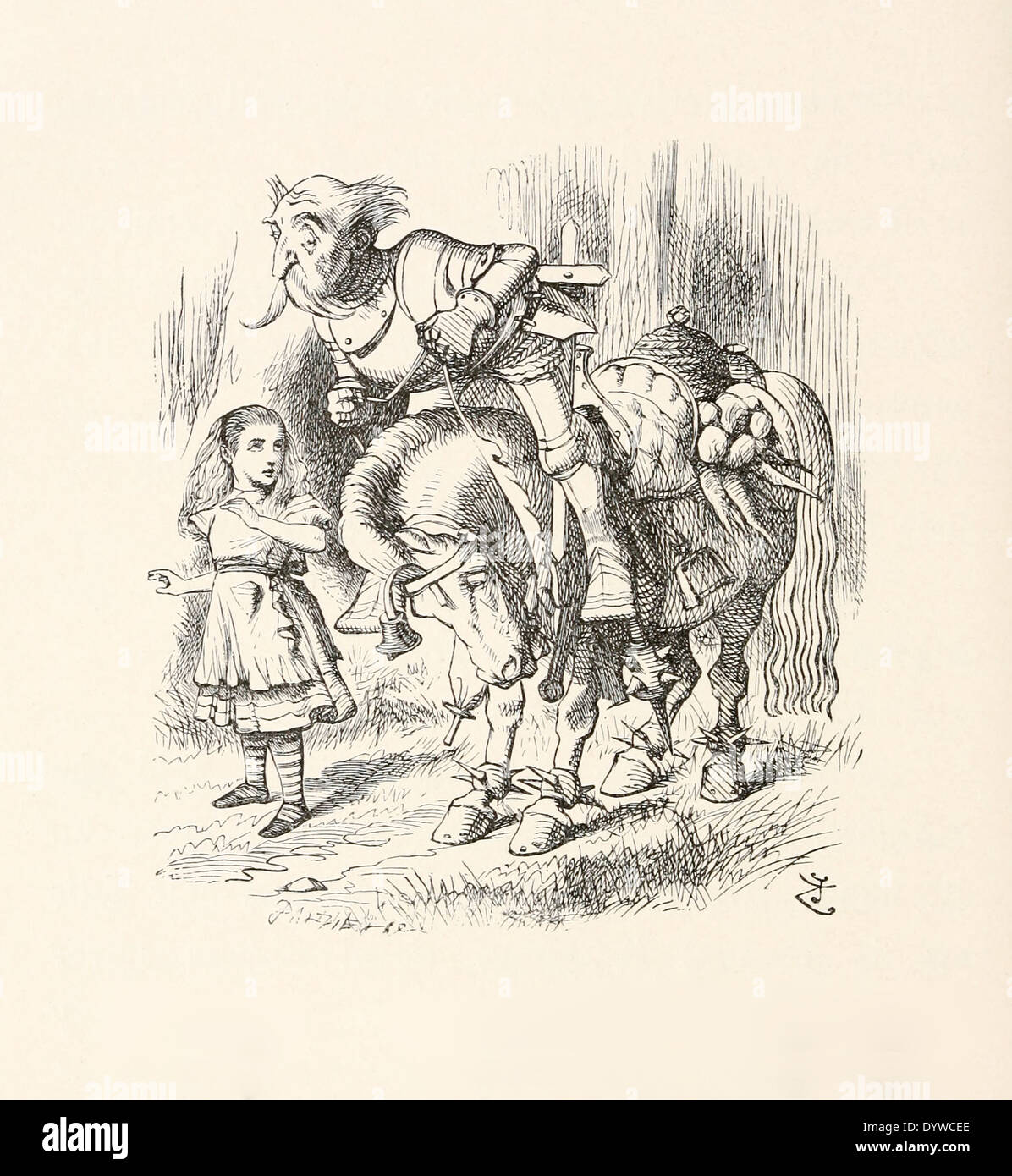 White knight from through looking glass -Fotos und -Bildmaterial in ...