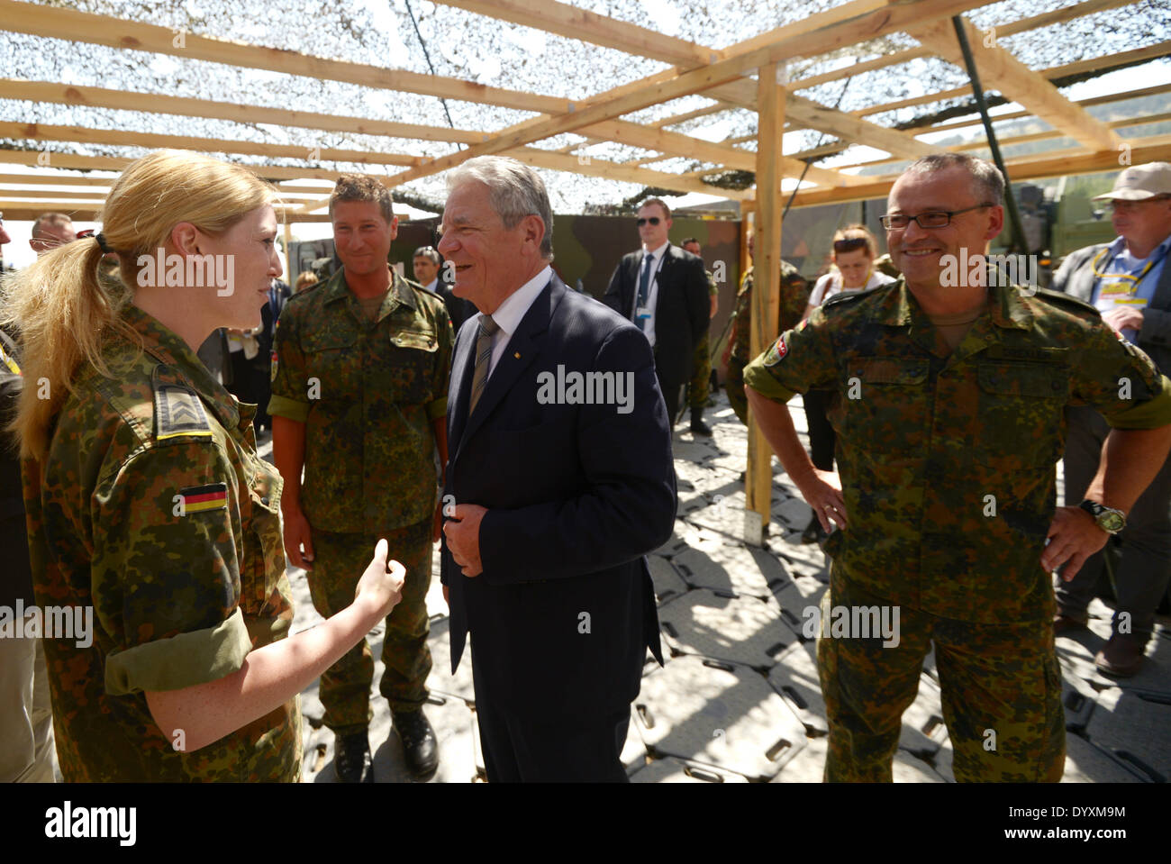 Kahramanmaras, Türkei. 27. April 2014. Der deutsche Bundespräsident ...