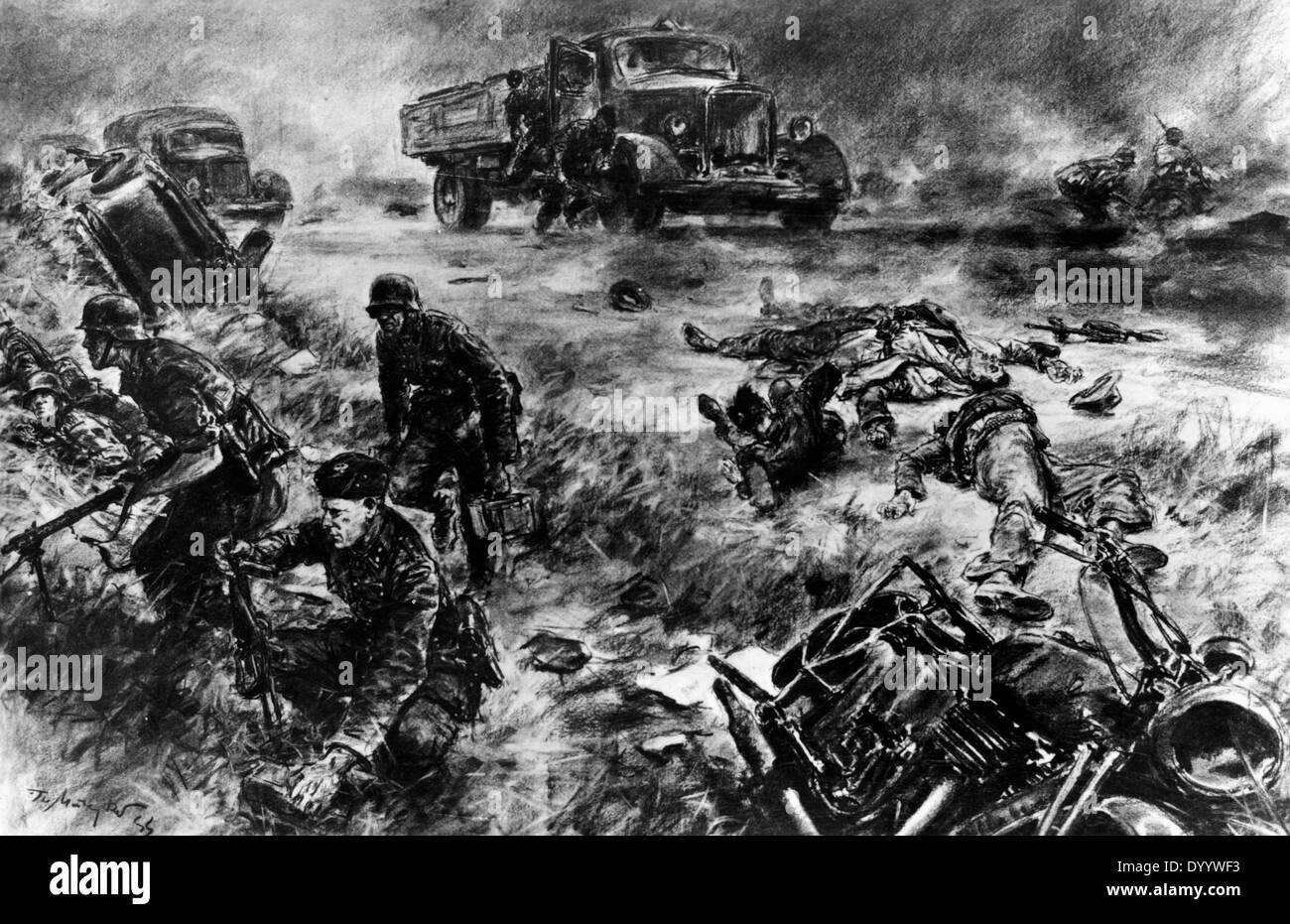 This german propaganda drawing -Fotos und -Bildmaterial in hoher ...