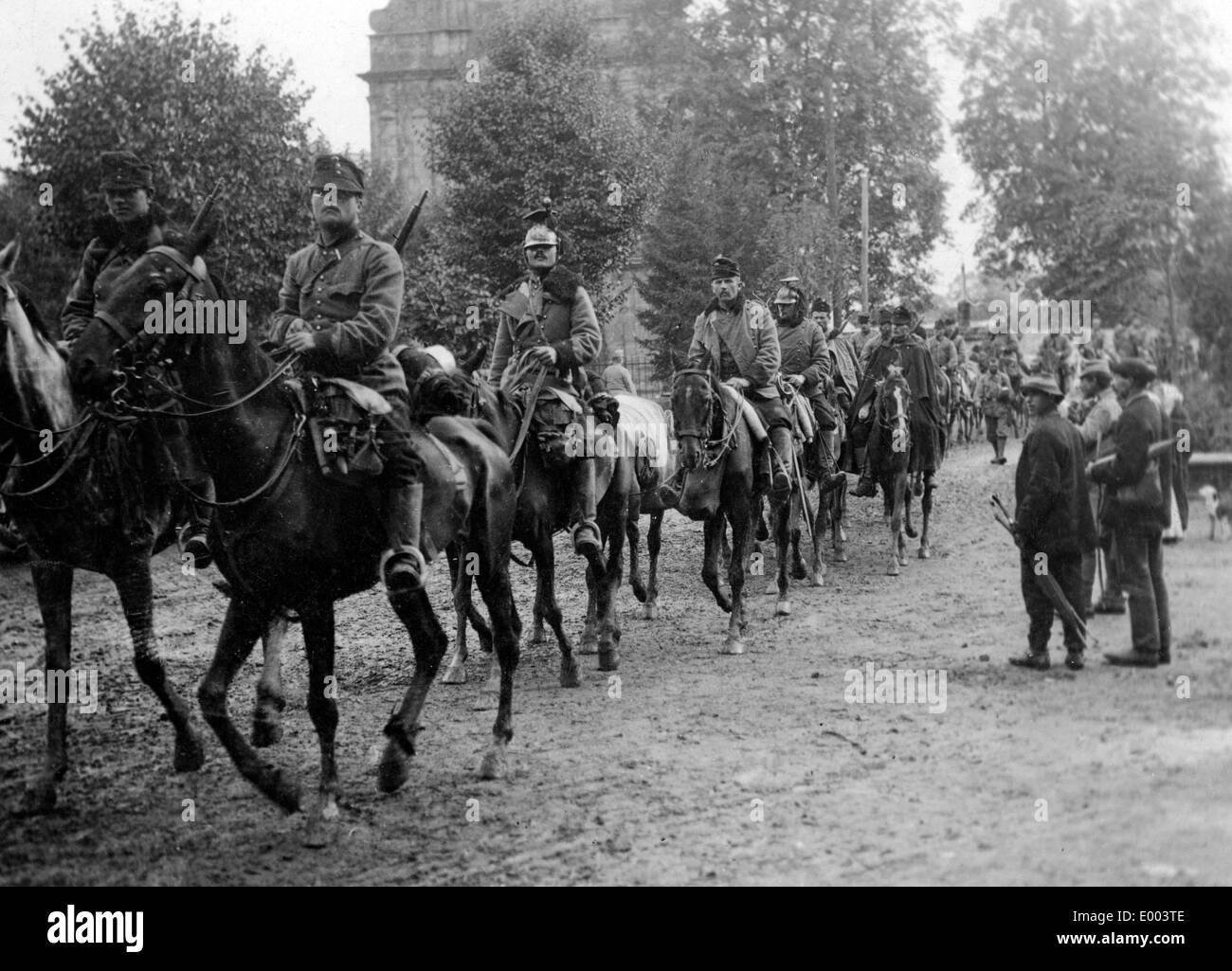 K.u.k. Ulanen in Galizien, 1914 Stockfotografie - Alamy
