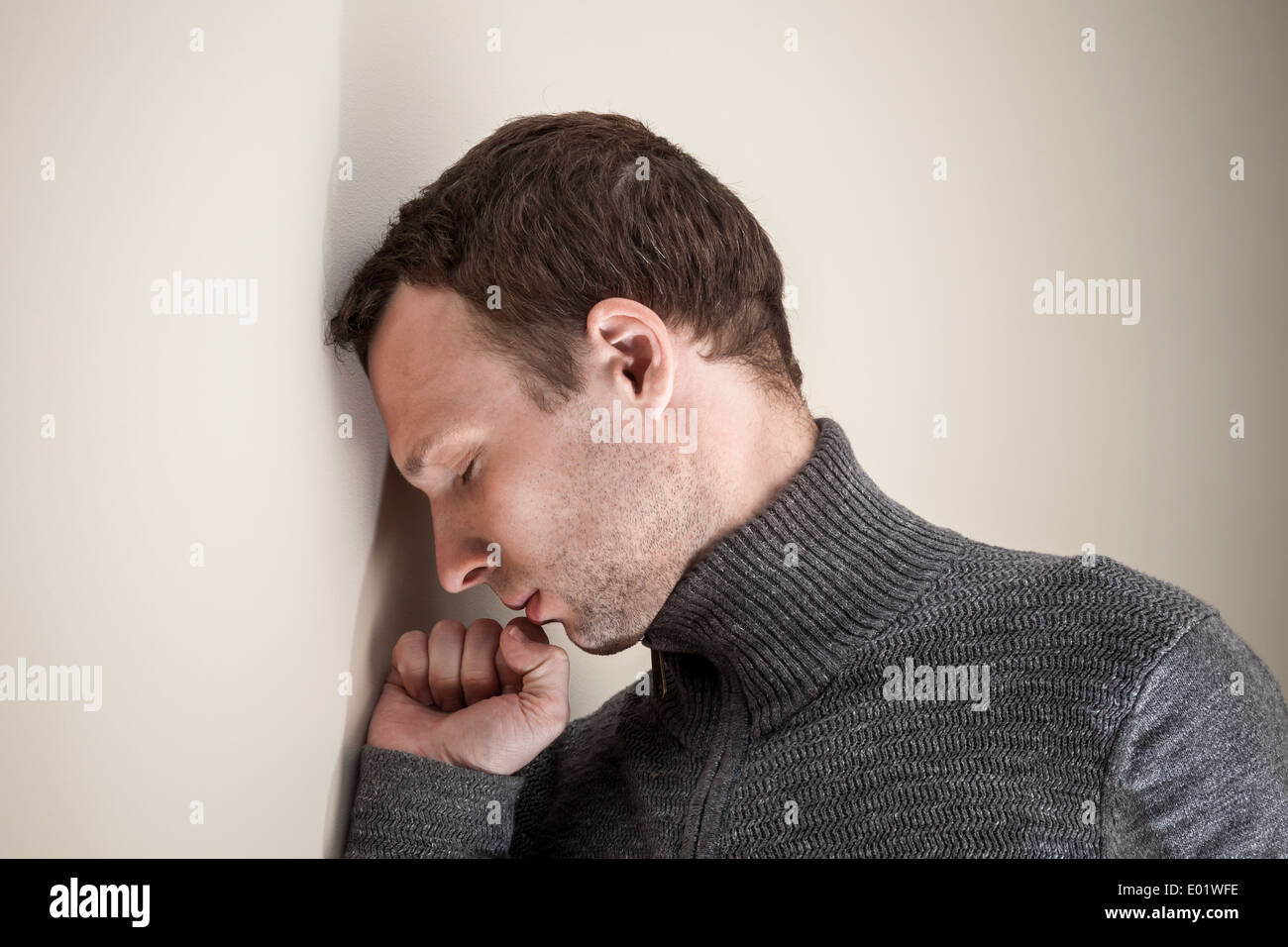 Sad man white background standing -Fotos und -Bildmaterial in hoher ...