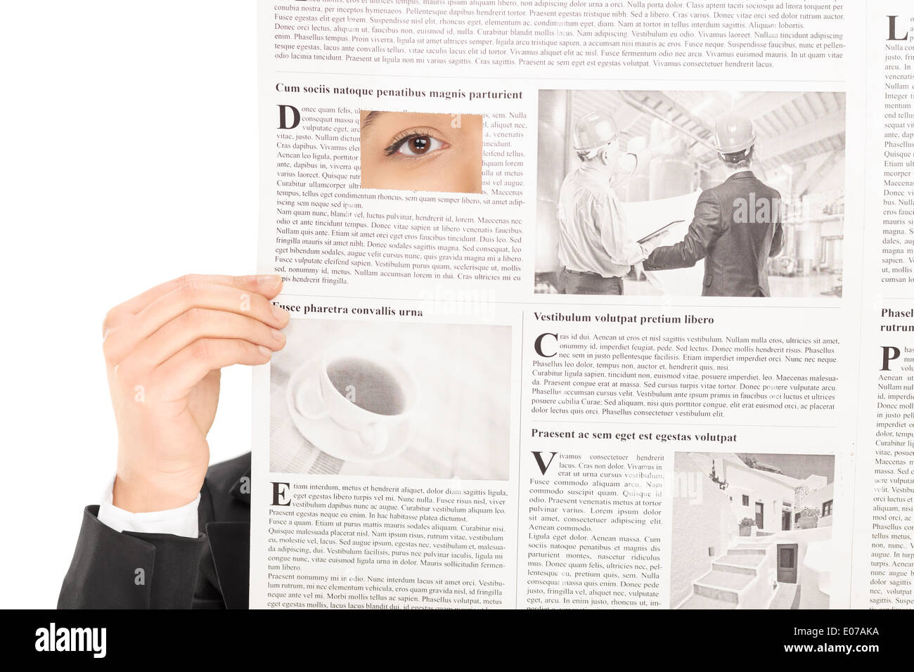 Blick durch ein loch -Fotos und -Bildmaterial in hoher Auflösung – Alamy