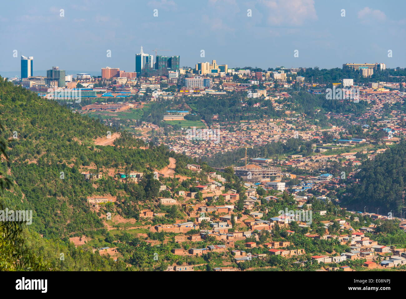 Blick über Kigali, Ruanda, Afrika Stockfotografie - Alamy