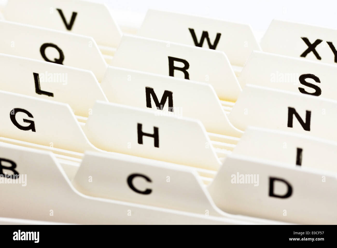 Alphabetisches Register Zum Sortiment Der Index Kundenadressen ...