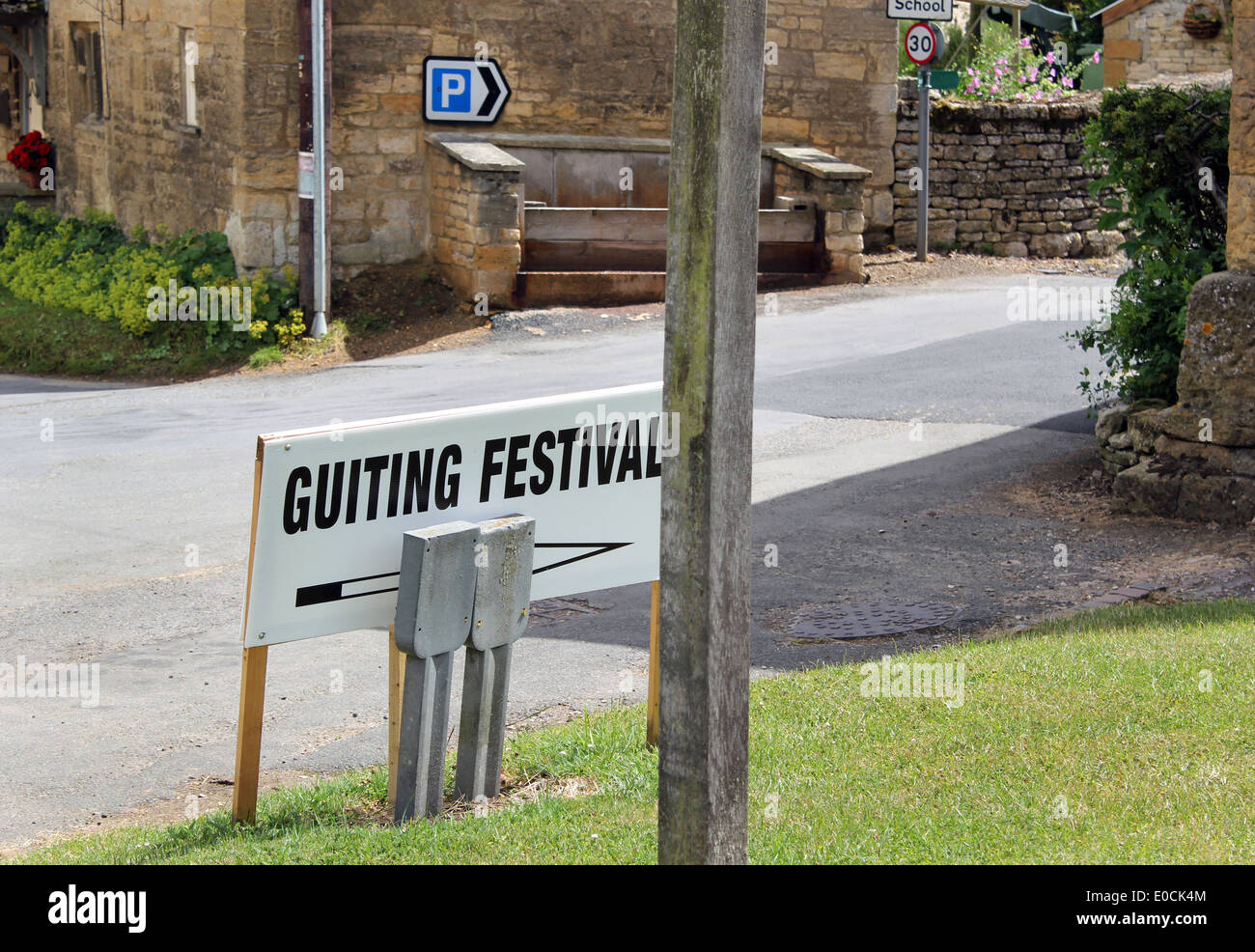 Guiting Power Cotswold Hills Cotswolds Stockfotos und -bilder Kaufen ...