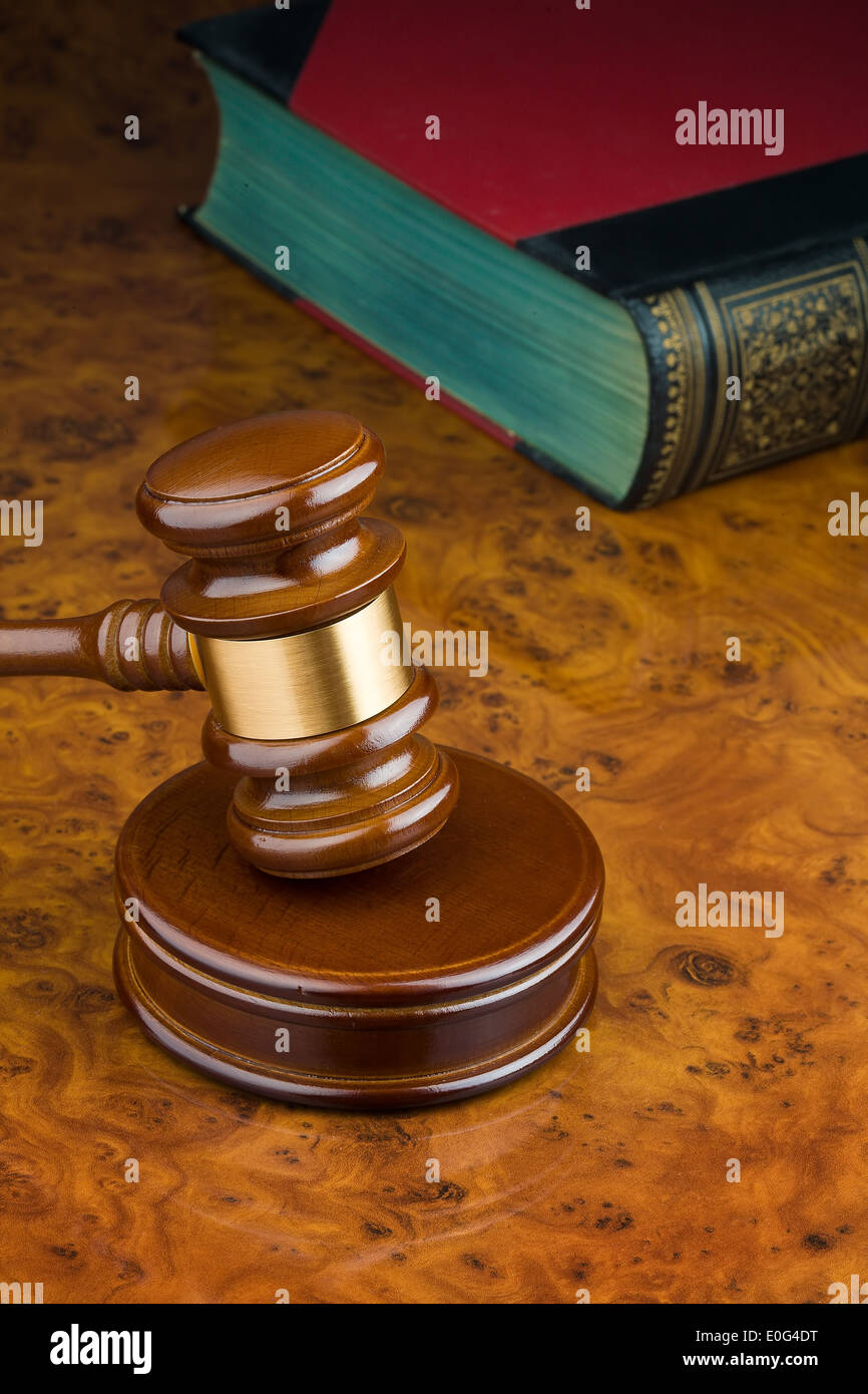 Hof Hammer, Gerichtshammer Stockfotografie - Alamy