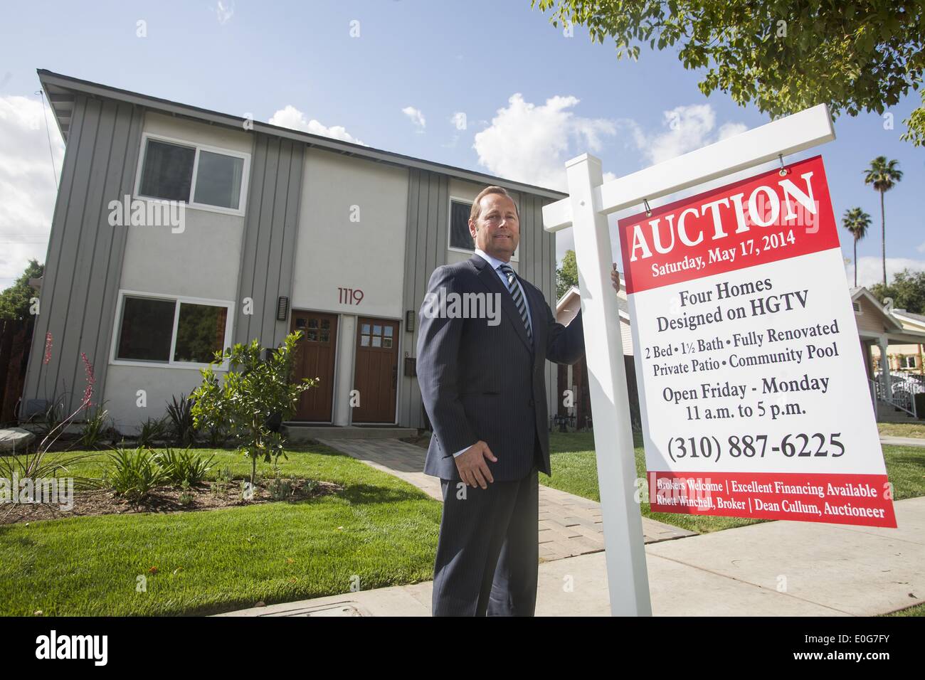 Los Angeles, Kalifornien, USA. 5. Mai 2014. Rhett Winchell, Makler für ...